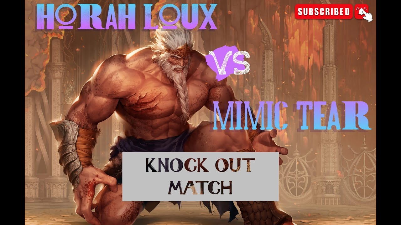 Elden Ring - Mimic tear vs Horah Loux - Knock out Match - Patch 1.09 - YouTube