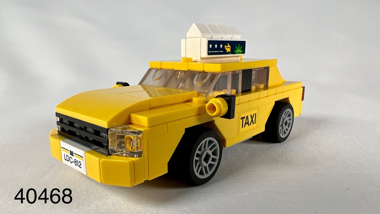 LEGO 40468 Yellow Taxi NYC | Stop Motion Brick Build | Creator Set ...