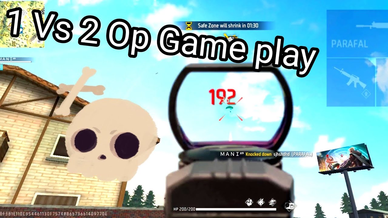 1 Vs 2 Op game play|😈only red number|insane accuracy - YouTube