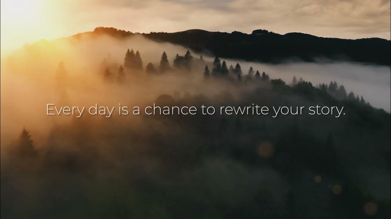 Rewrite Your Story: Start Fresh Today | Daily Motivation - YouTube