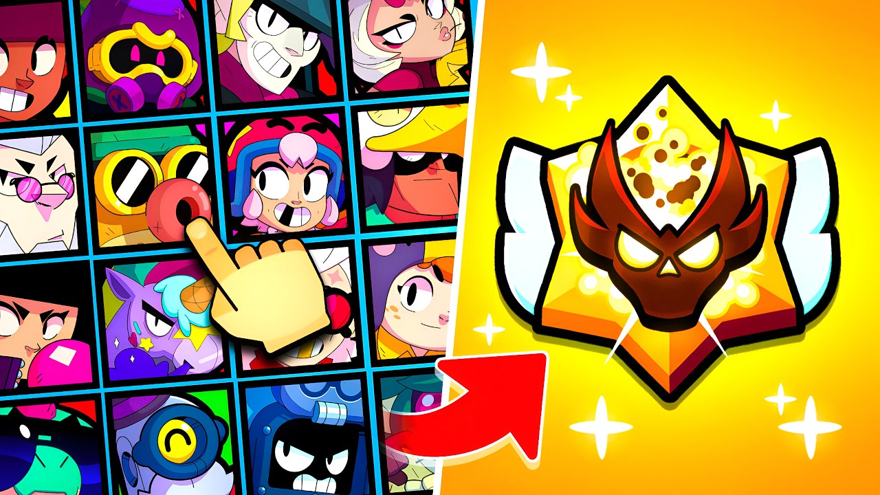 Bronze To Master But Random Brawlers 🎲 - YouTube