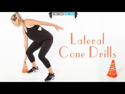 How to do Lateral Cone Drill | Ventuno Fast Track To Fitness - YouTube