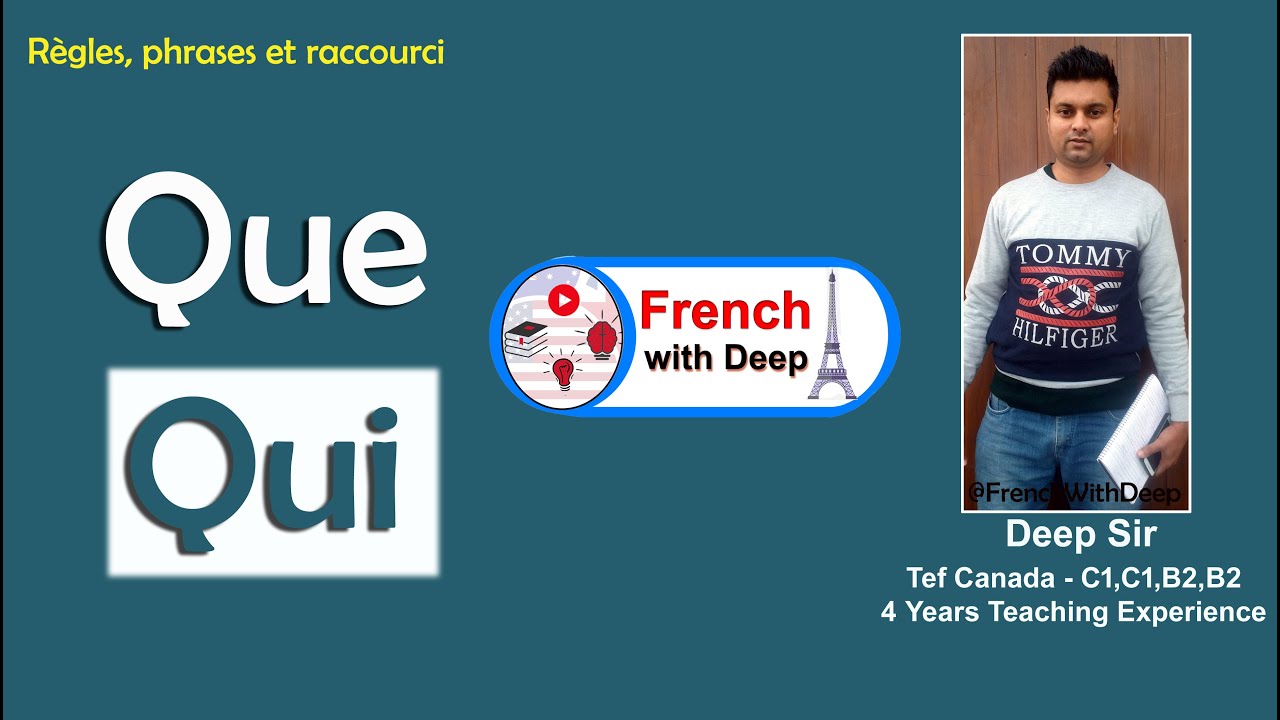 Que and Qui | Correct Usage, Sentences, Shortcut & Rules | French With ...