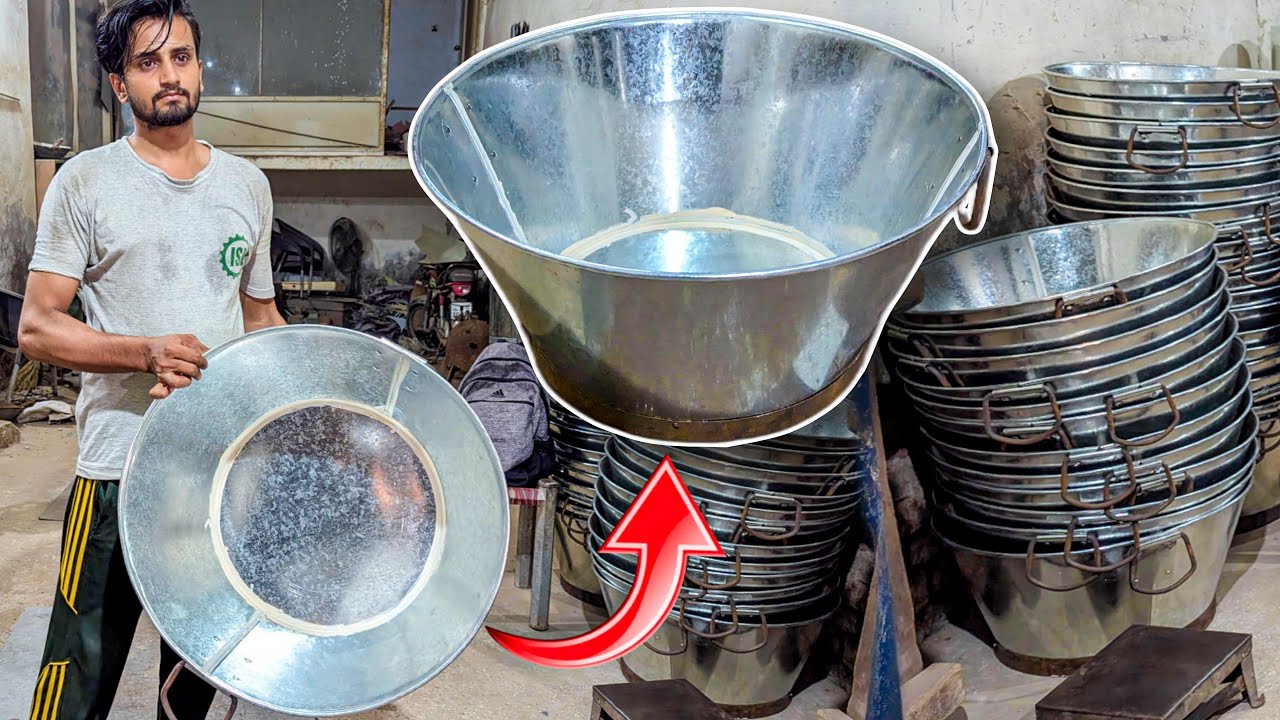 Amazing Manufacturing Process of Making Stainless Steel Bucket | Metal ...
