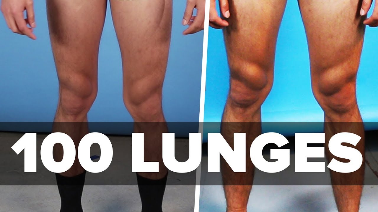 What Happens To Your Body When You Do 100 Lunges Every Day || Lunges ...