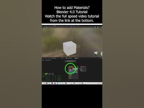 How to add Materials? Blender 4.0 @Tutorial #Diffuse #Normal #Roughness #blender #material # ...