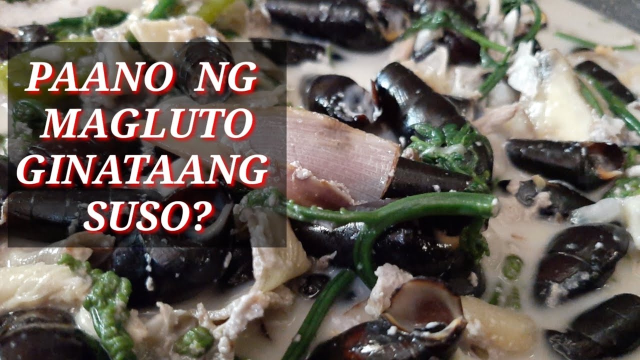 HOW TO COOK DELICIOUS GINATAANG SNAIL? - YouTube