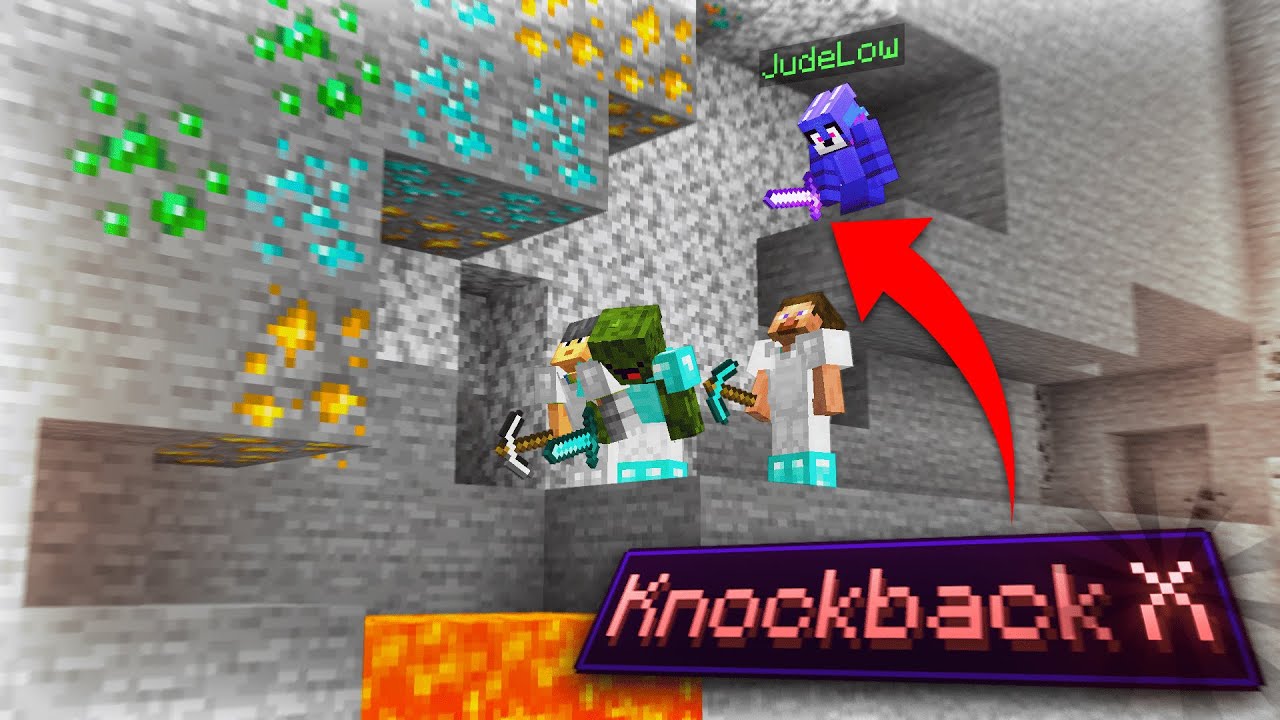 Hitting minecraft players from the back - YouTube