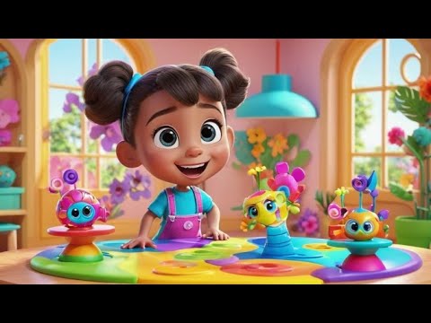 Toy Gears Go Turn Turn Turn | Fun Nursery Rhyme Learning Song for Kids ...