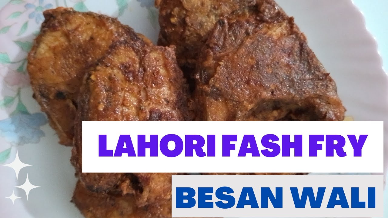 Lahori Fish Fry Besan Wali | BY | TASTE MATTERS - YouTube