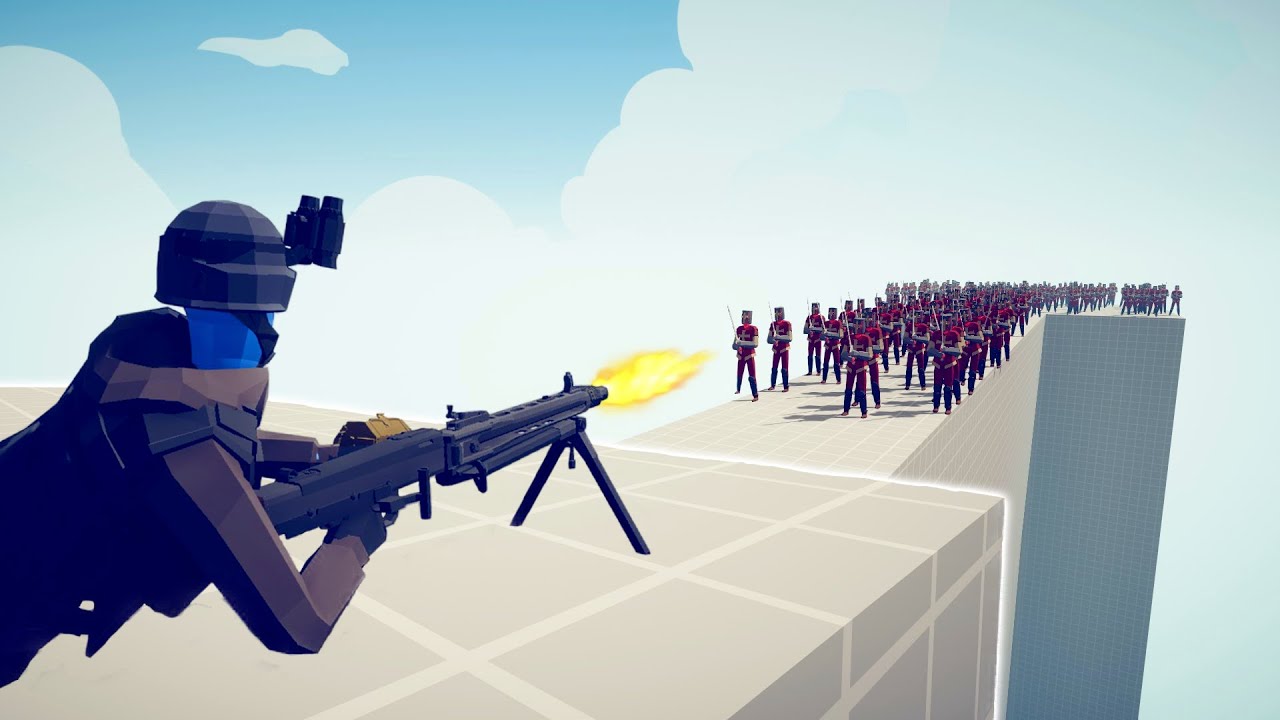 BEST GUNNER vs EVERY UNIT - With Damage Indicator - Totally Accurate ...