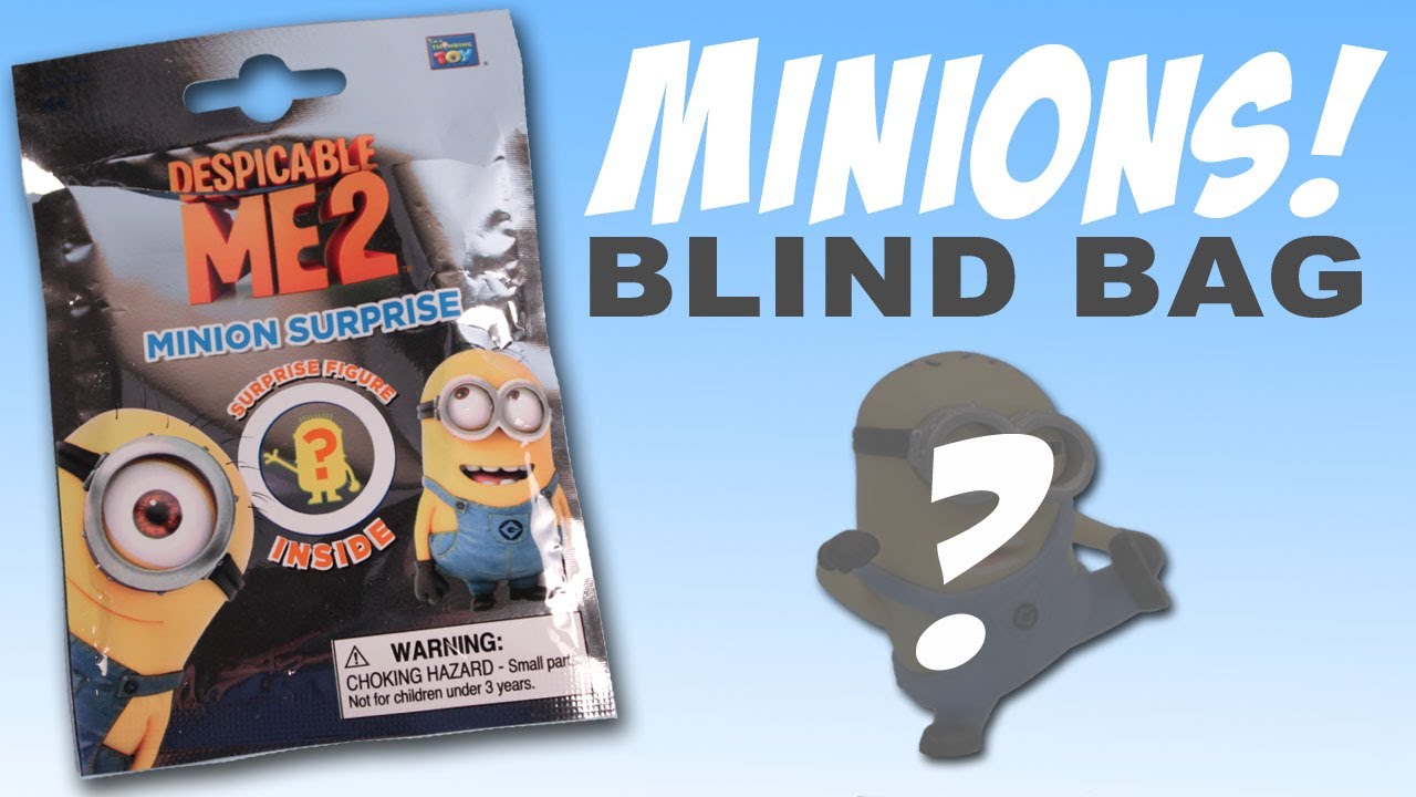 Despicable Me 2 Minions Surprise Blind Bag Figure Toys Review - YouTube