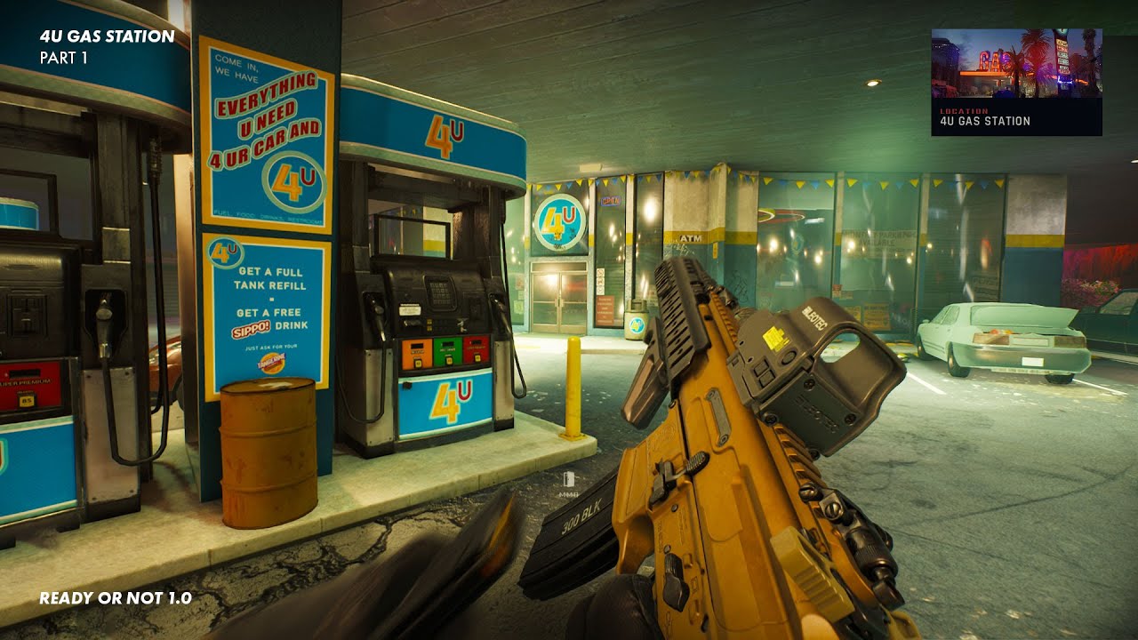 4U Gas Station Mission Ready or Not 1.0 Gameplay - Part 1 Walkthrough ...