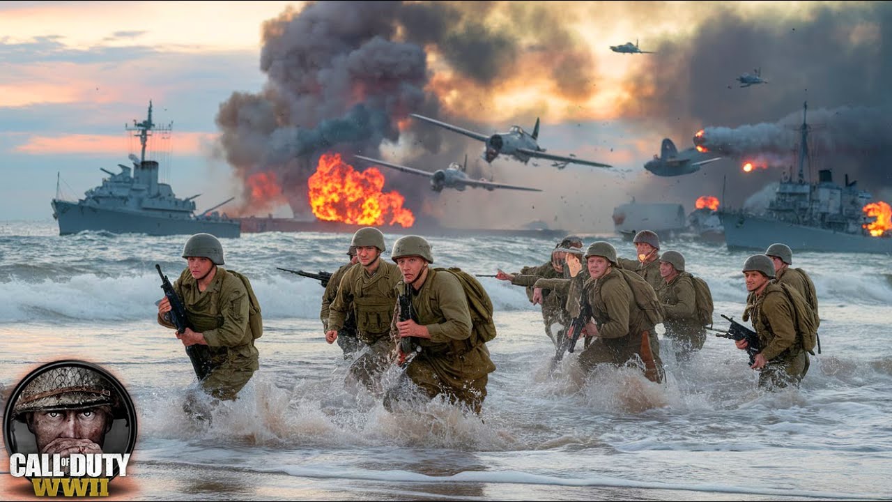 Omaha Beach: Blood and Valor - Call of Duty WW2 - YouTube