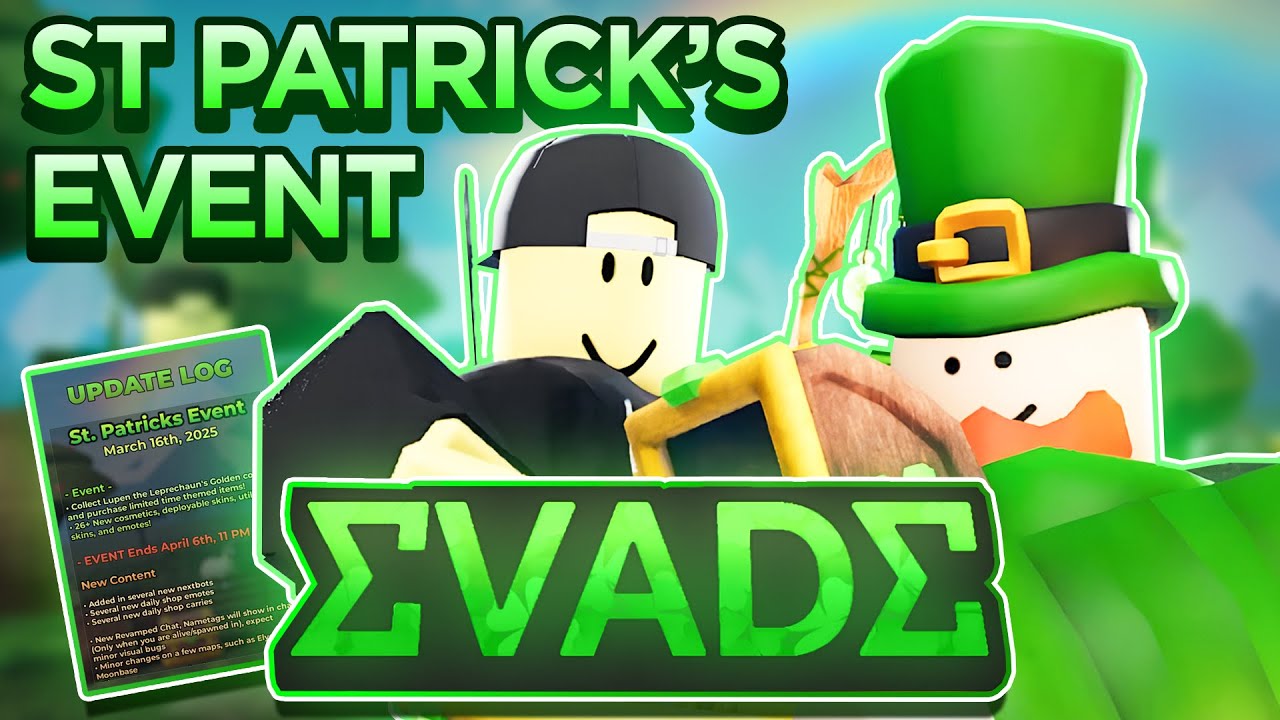 ST PATRICK'S EVENT IS HERE! | Evade New Event Update - YouTube