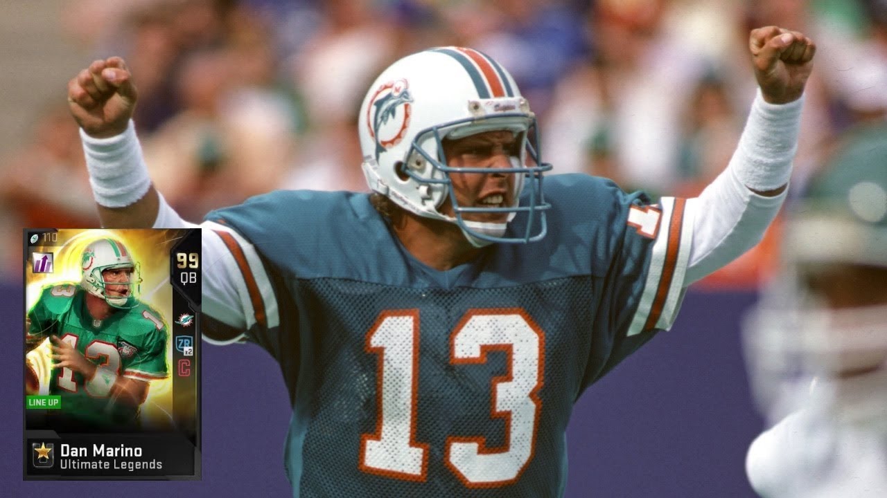 LACES OUT DAN - 99 OVERALL UL DAN MARINO GAMEPLAY! MADDEN 19 ULTIMATE ...