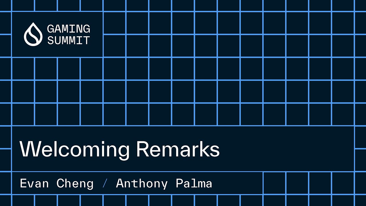 Sui Gaming Summit 2025: Welcoming Remarks by Evan Cheng, CEO & Co ...