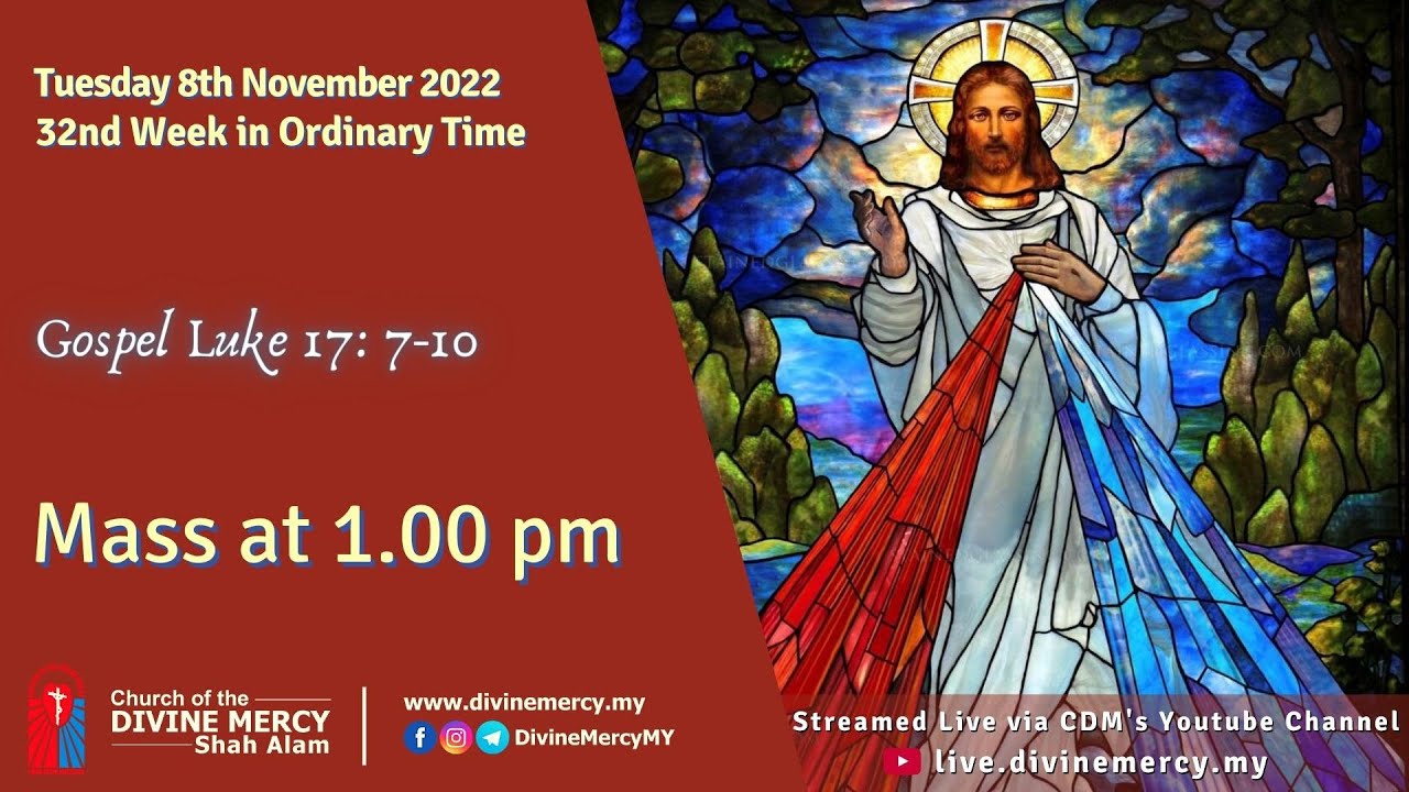 Catholic Weekday Mass Online l Tuesday, 32nd Week in Ordinary Time ...