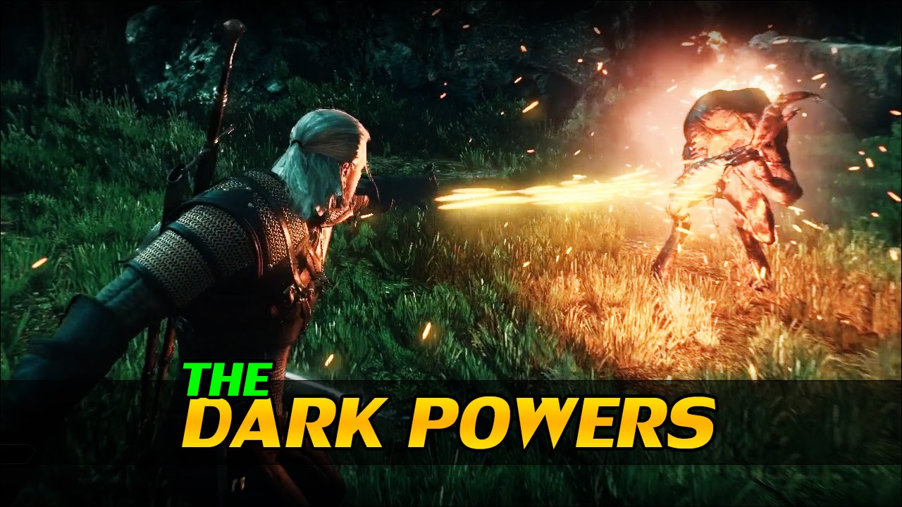 The Witcher 3 Wild Hunt Gameplay - The Dark Powers - YouTube