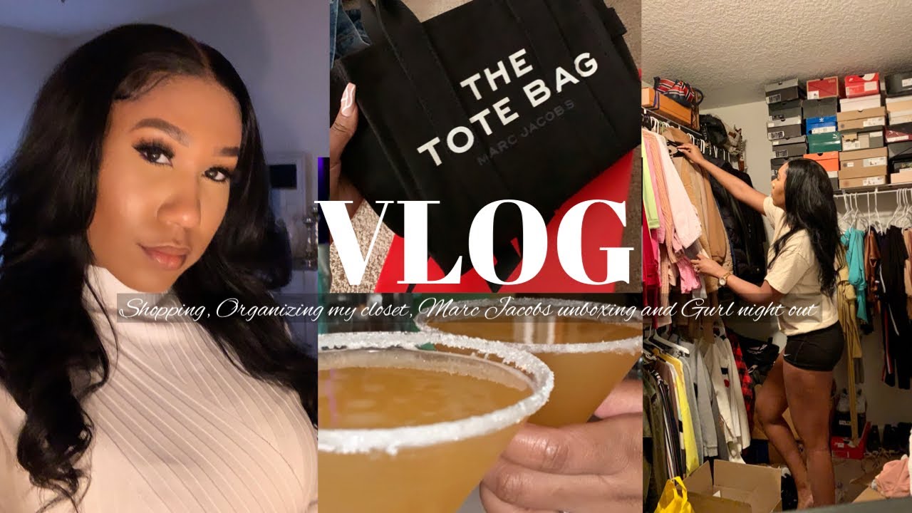 VLOG | SHOPPING, ORGANIZING MY CLOSET, GIRL NIGHT OUT AND MORE - YouTube