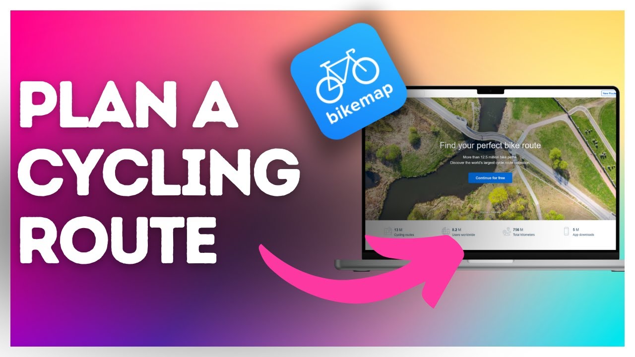 How to plan a cycling route on Bikemap.net? - YouTube