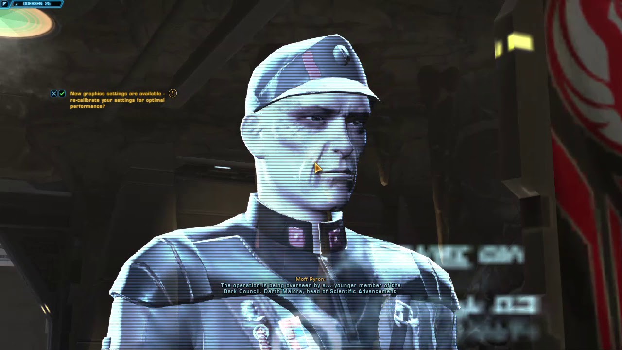 SWTOR Jedi Under Siege Darth Gyokuro and Moff Pyron Reunion - YouTube