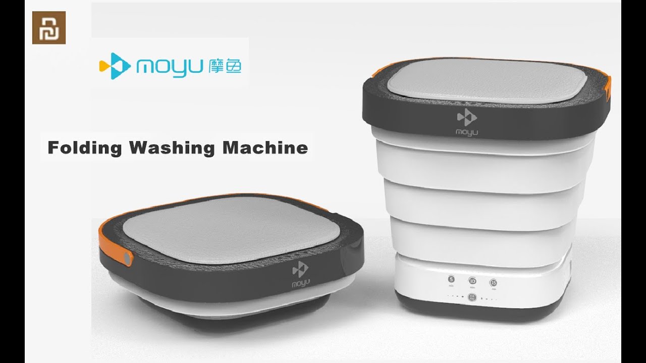 Foldable Washing Machine Xiaomi Moyu - YouTube