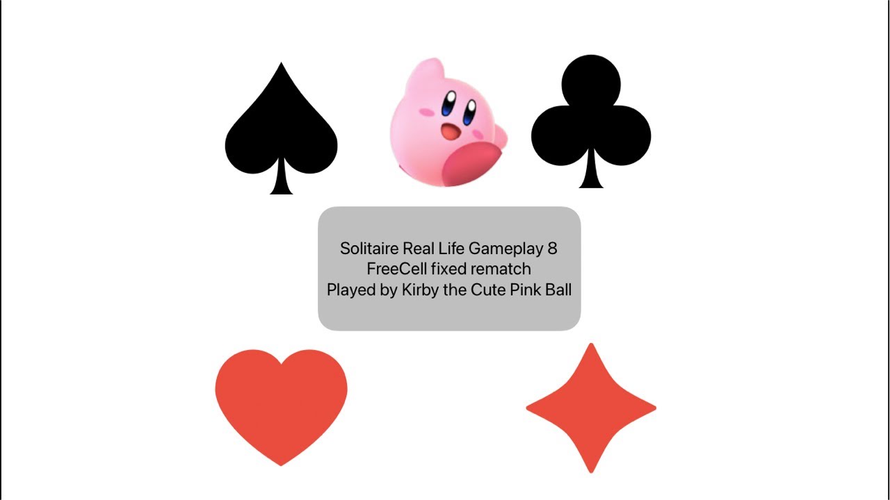 Solitaire Real Life Gameplay 8: FreeCell fixed rematch - YouTube