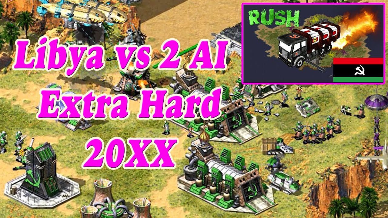Red Alert 2 | Libya vs 2 AI | Extra hard & Super-weapons - YouTube