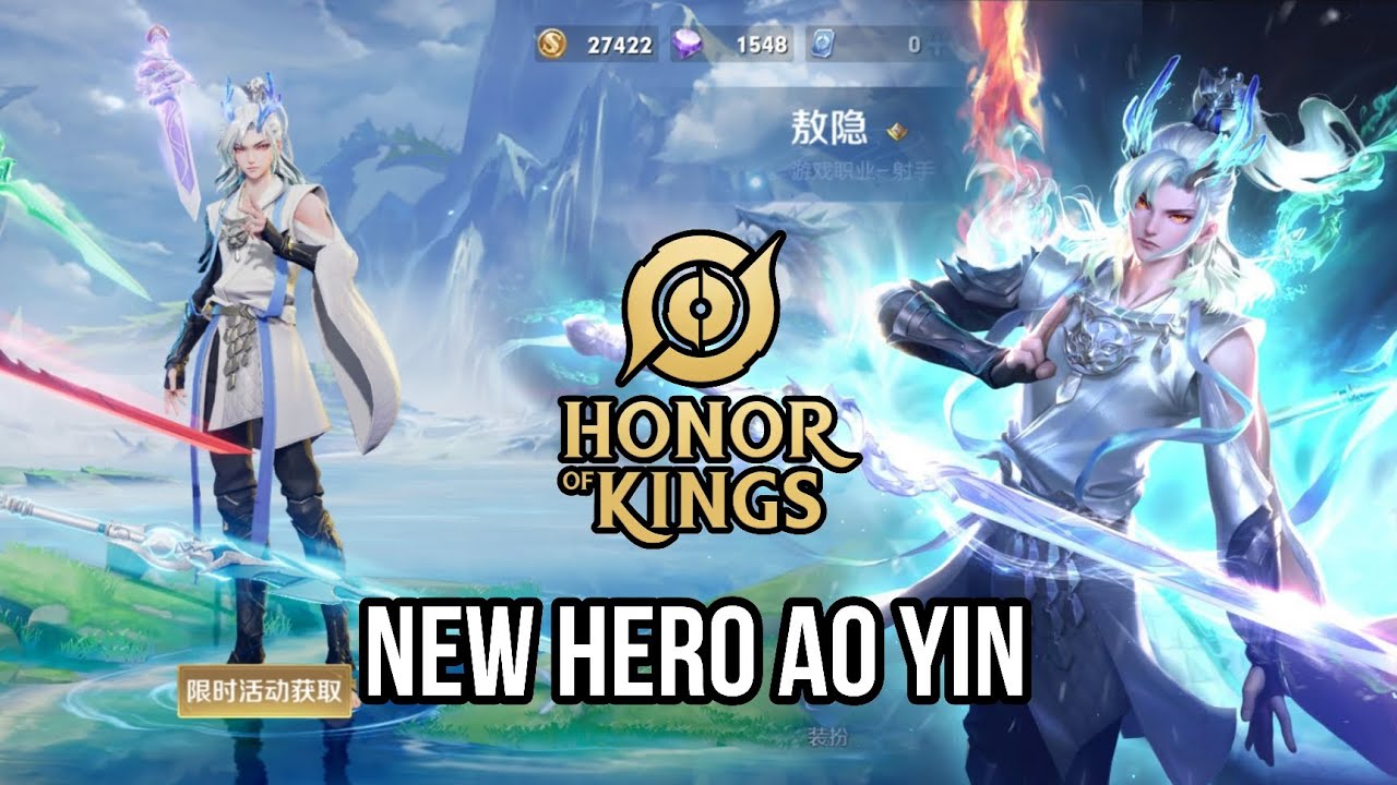 New Hero Ao Yin - Honor Of Kings China - YouTube