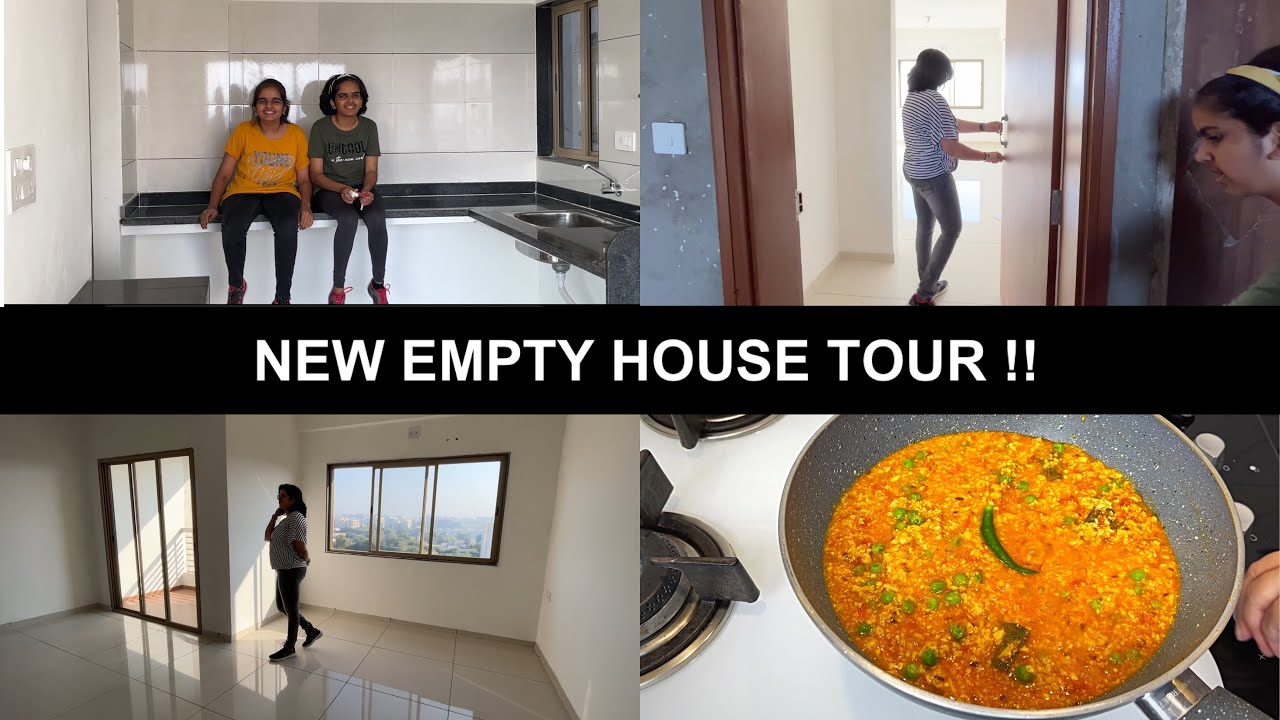 NEW EMPTY HOUSE TOUR | 🧿 Our New 3BHK Empty House Tour #newhouse # ...