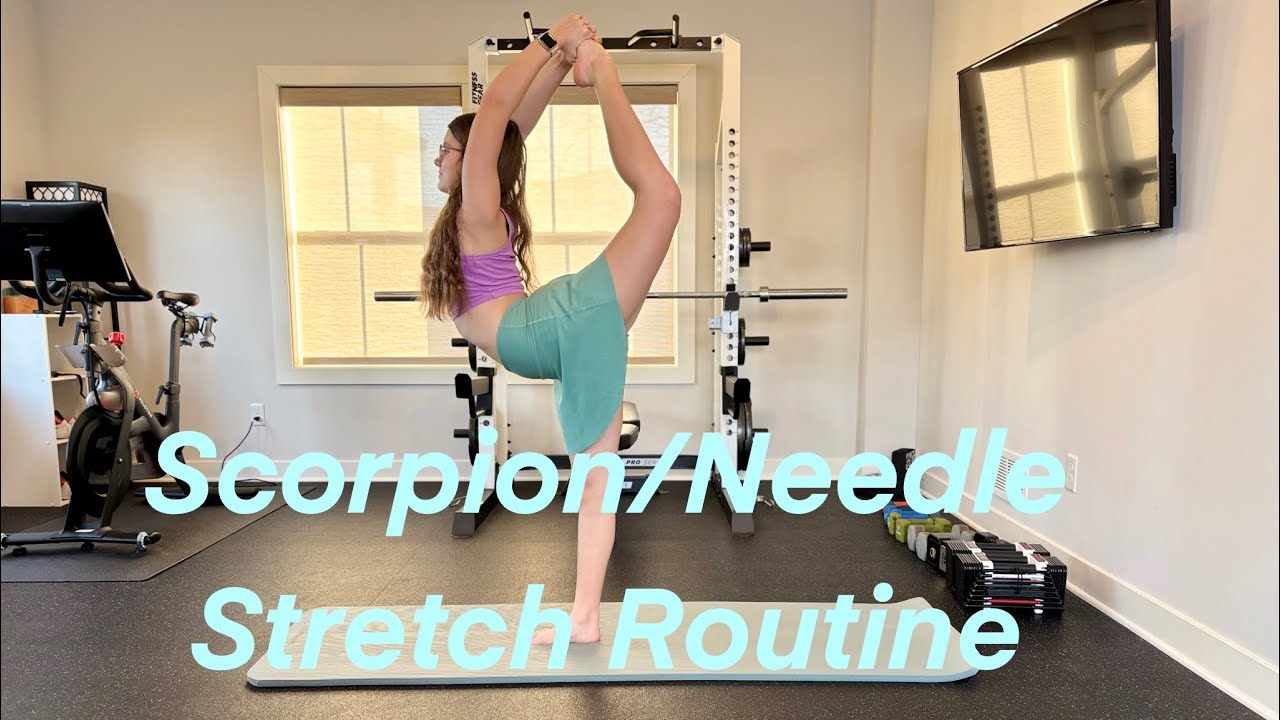 Scorpion/Needle Stretch Routine - YouTube