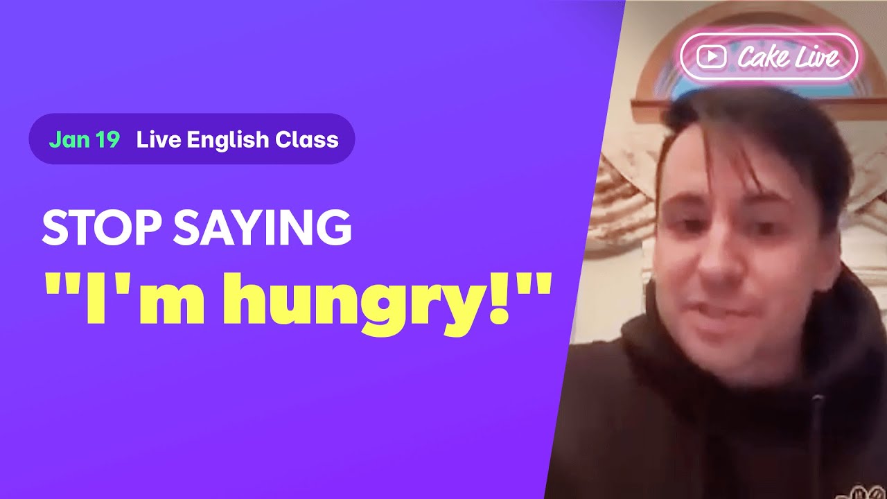Live English Class | 5 Useful Expressions to use When You're Hungry 🍽️ ...