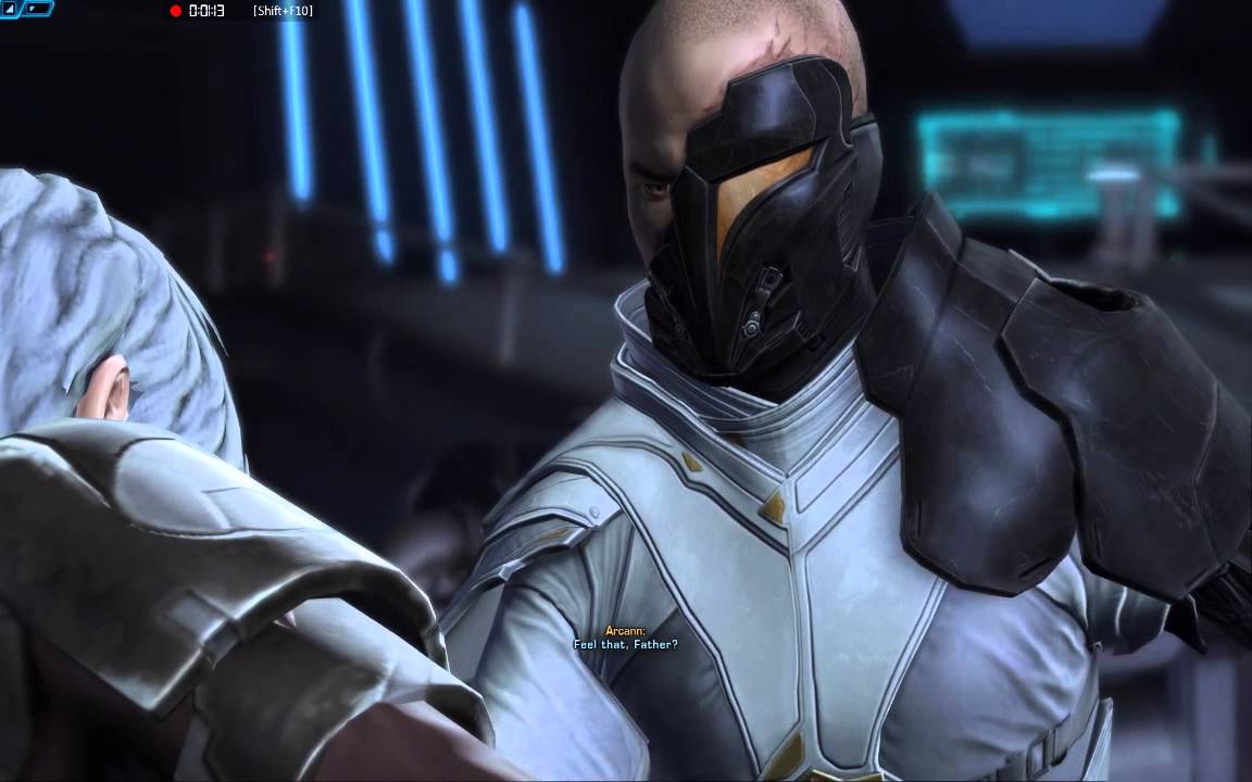 SWTOR - Knight of The Fallen Empire Arcann fight chapter 8 - YouTube