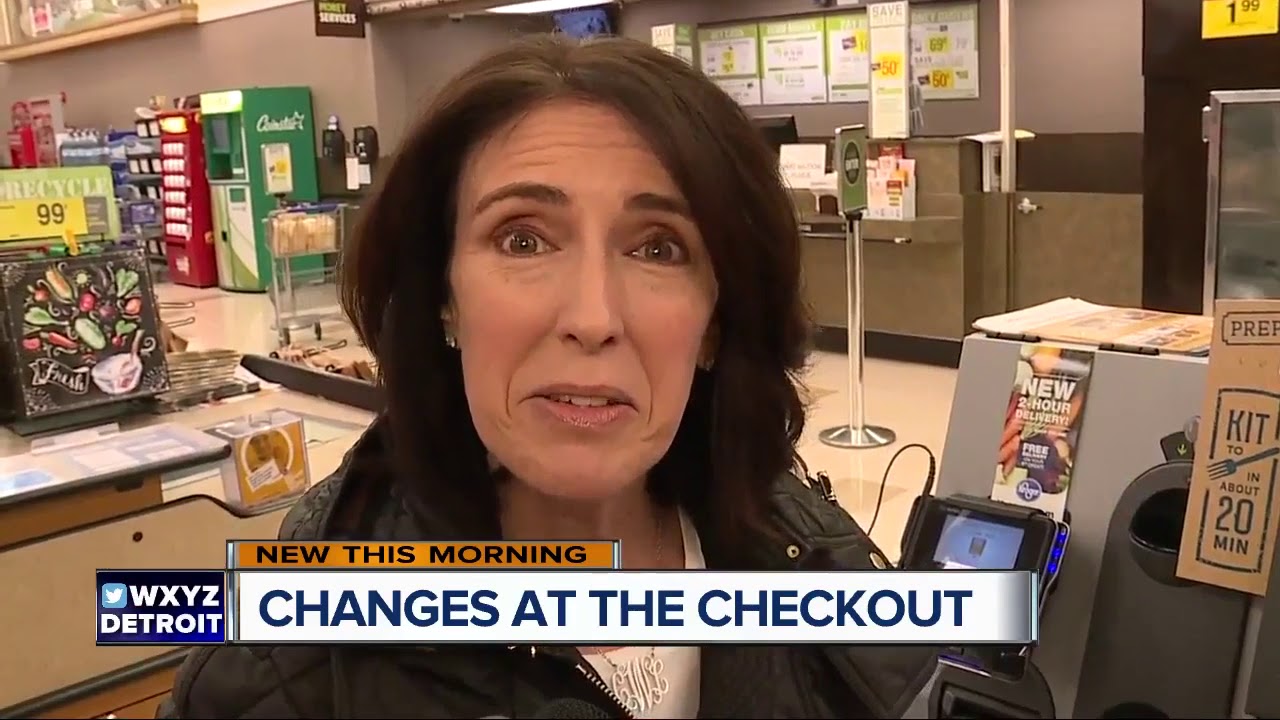 New technology speeding up checkout process at stores - YouTube