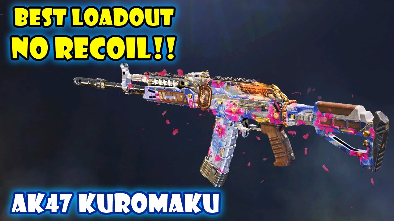 NEW AK47 KUROMAKU Full Draw, Best Loadout & Gameplay | No Recoil AK47 ...
