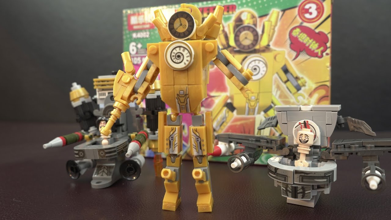 Lắp ráp mô hình Lego Clock man,Assemble the Lego Clock Ghost model ...