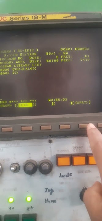 Fanuc VMC Program Load - YouTube