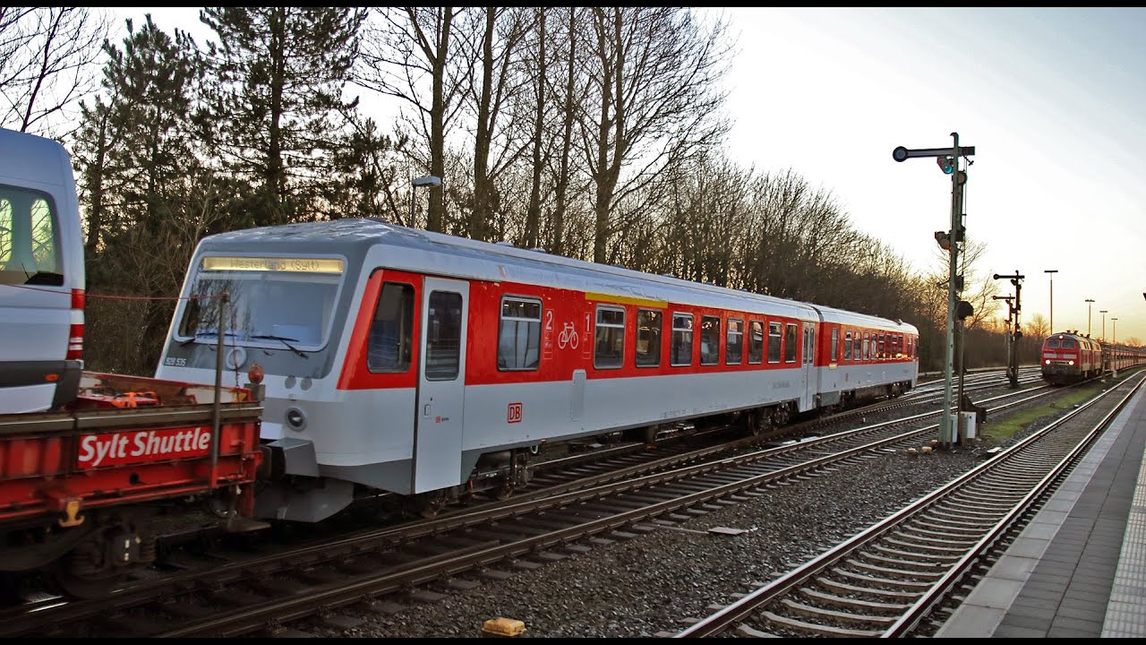 Betriebsstart Sylt Shuttle plus - Autozug mit Klotz am Bein - YouTube