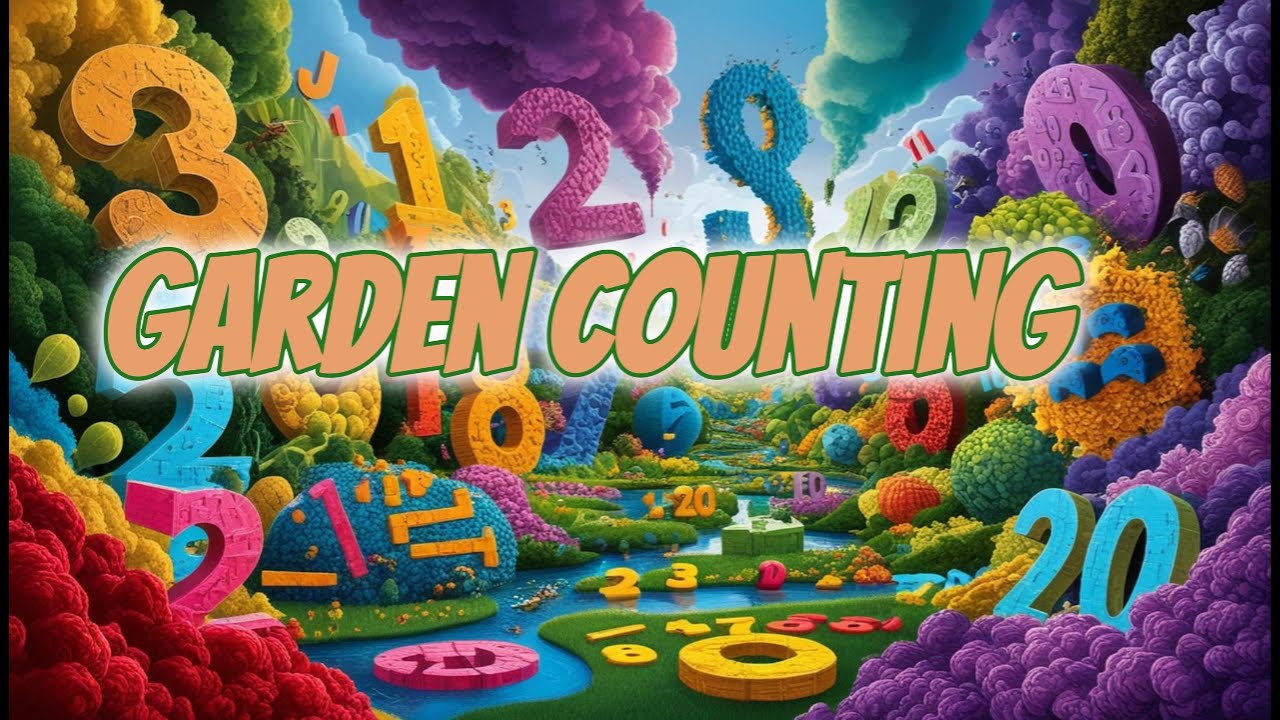 Garden Counting || Garden Adventure Counting Song: Learn Numbers in a ...