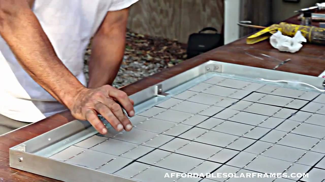 How to Build a Solar Panel - Part 2 of 3 (New)lower your power bill ...