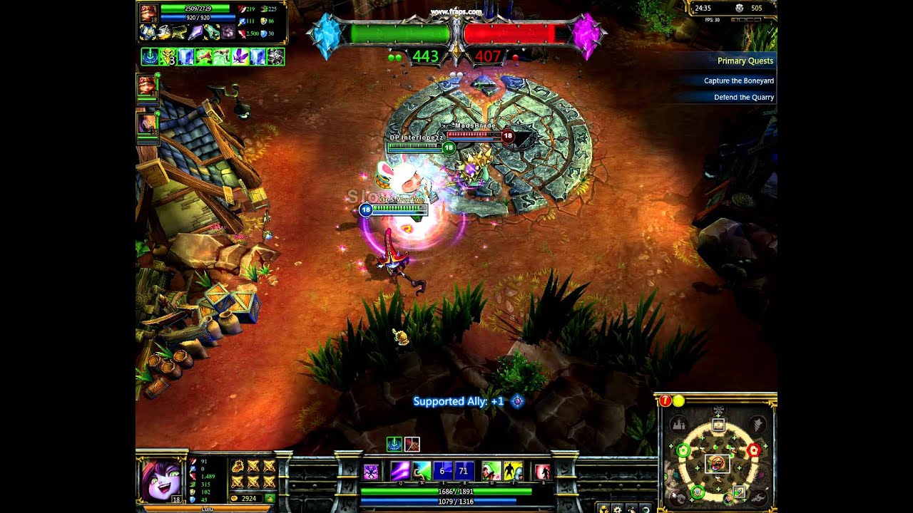 League Of Legends - Teemo + Lulu ulti + Surge + Dominion buff! - YouTube