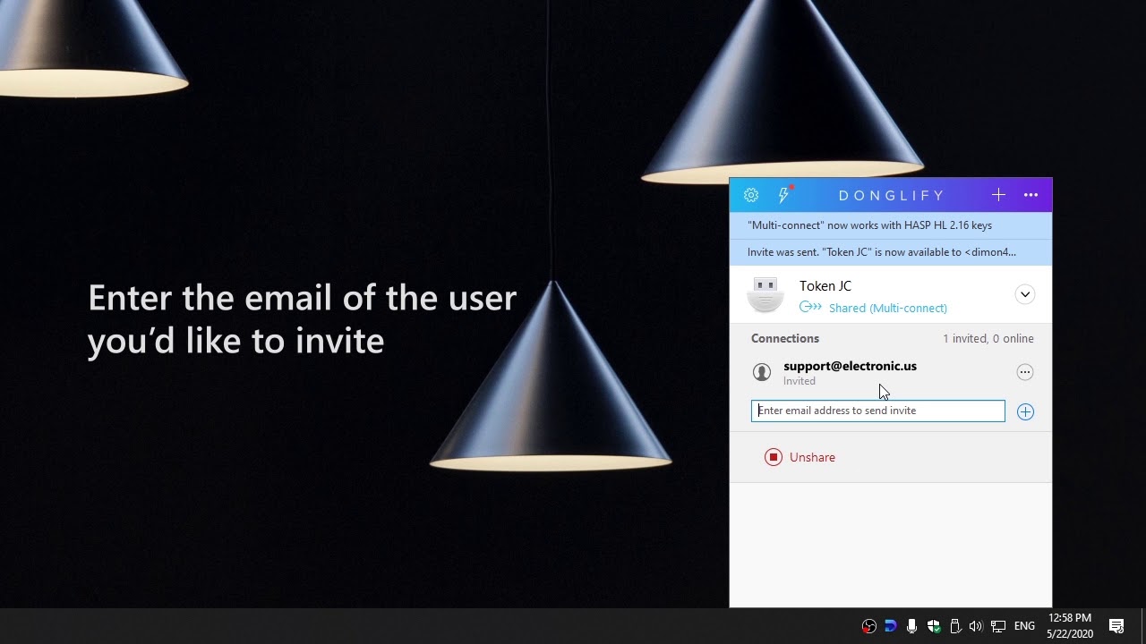 Invite Remote Users To Access USB Dongles - Donglify - YouTube