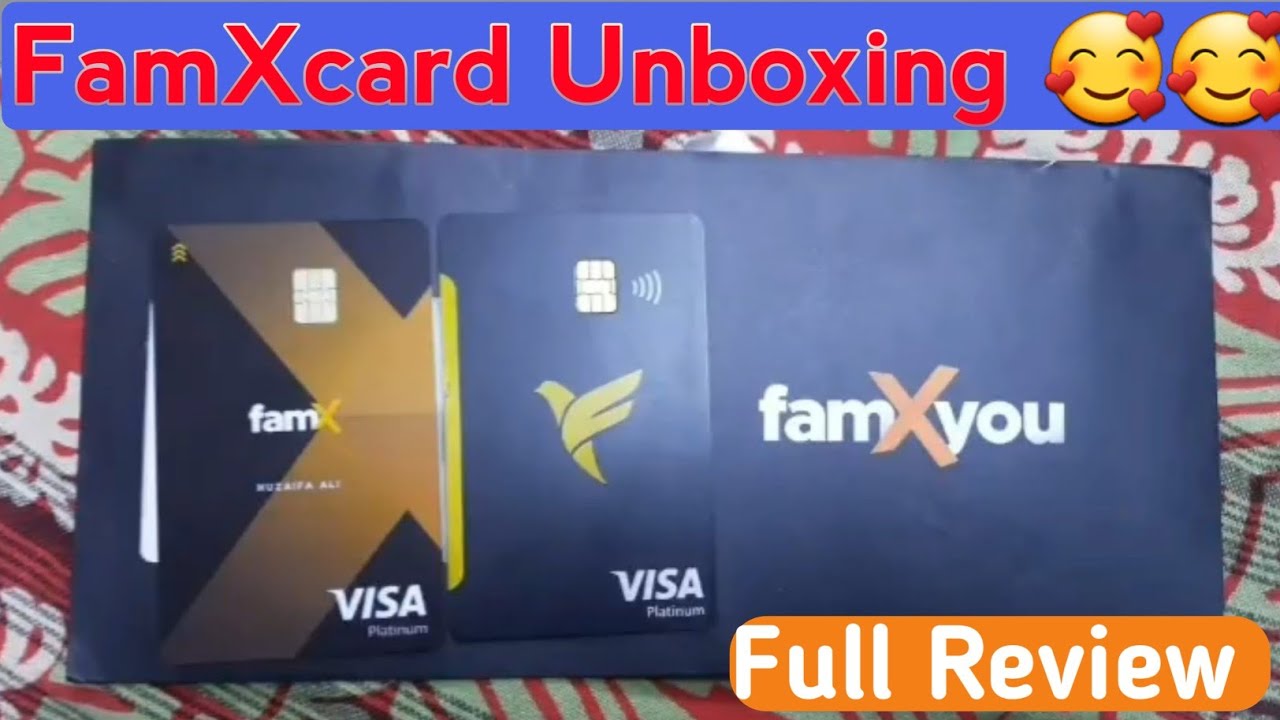 FamXcard Unboxing Video || Free Card Order || Full Review 🥰 - YouTube