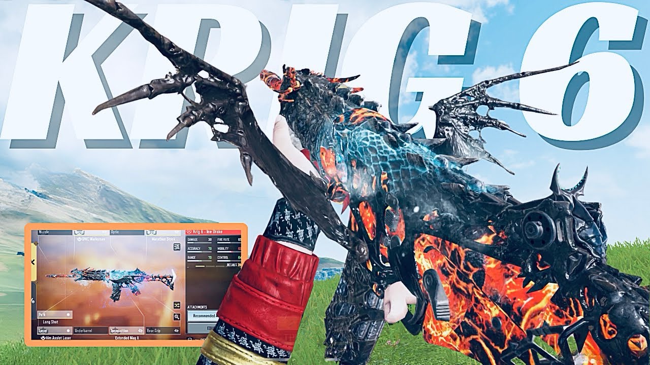 I take krig 6 into IRAN LOBBY 80+ms 🤔 | Best krig 6 gunsmith! - YouTube