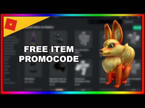 NEW FREE ITEM ROBLOX PROMOCODE! | How To Get The Fiery Fox Shoulder Pet ...