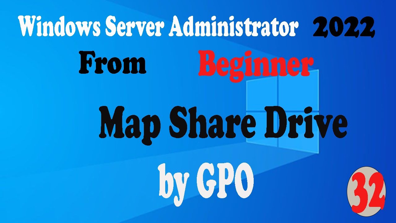 Map Share Drive by GPO - YouTube