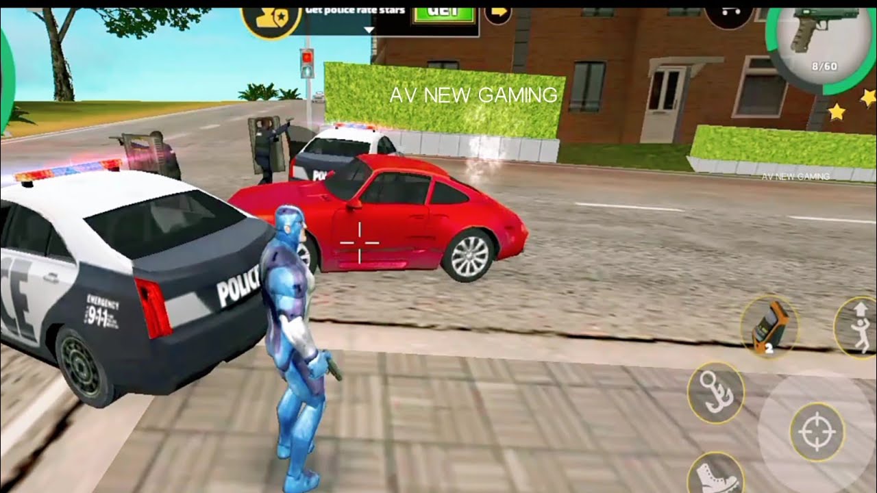 Rope Hero Android gameplay open world 2023/Rope Hero fighting video# ...