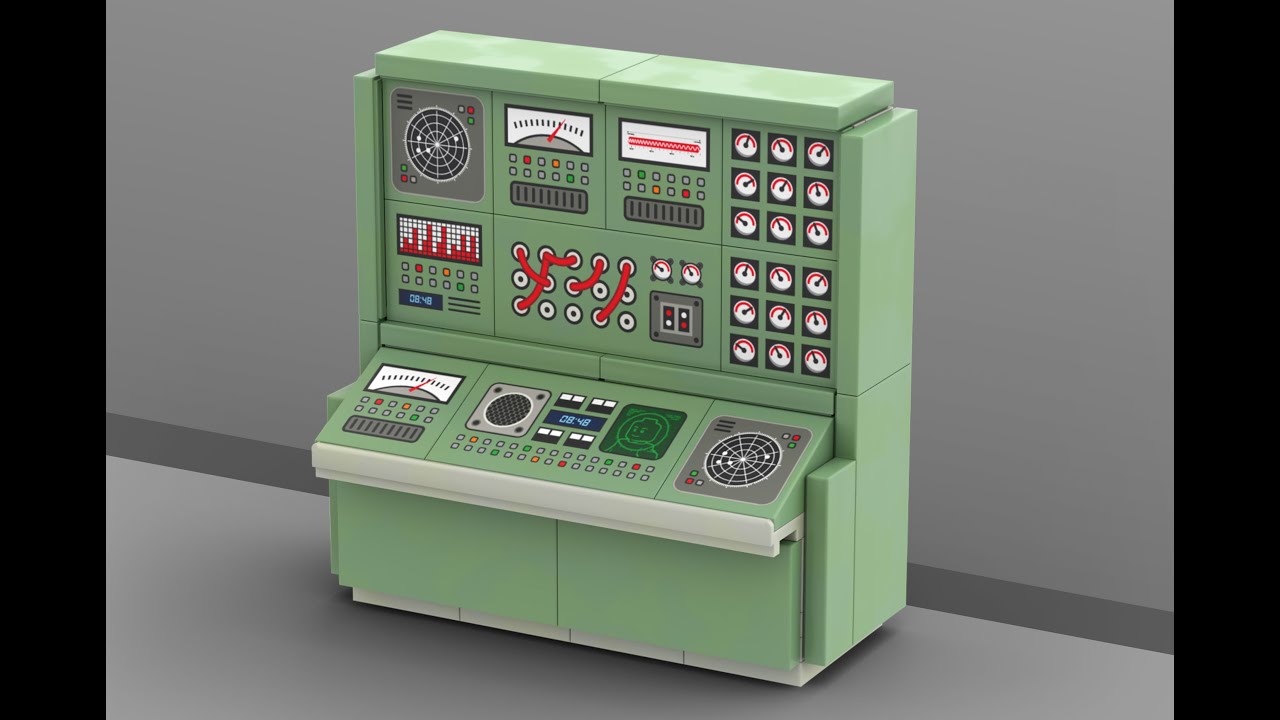 CONTROL ROOM 📟🎛️ Custom LEGO Modular House Building Instruction for ...