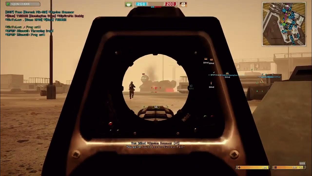 Battlefield 2142 Remaster Mod singleplayer Camp GIbraltar 100 bots 2024 07 15 - YouTube